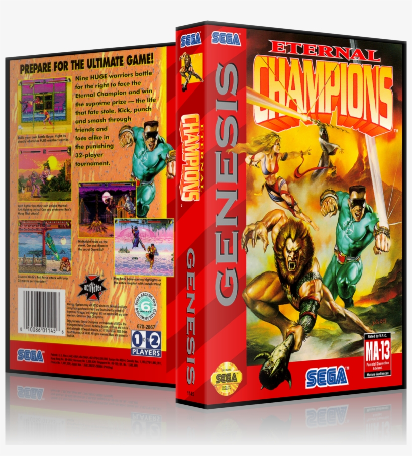 Sega Genesis/ Mega Drive Hd 3d Boxes - Free Transparent PNG Download ...