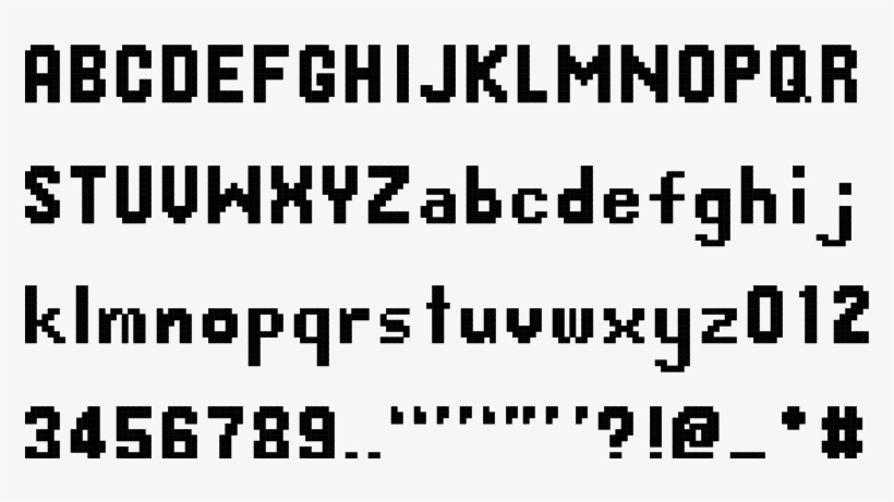 Sega Genesis Font