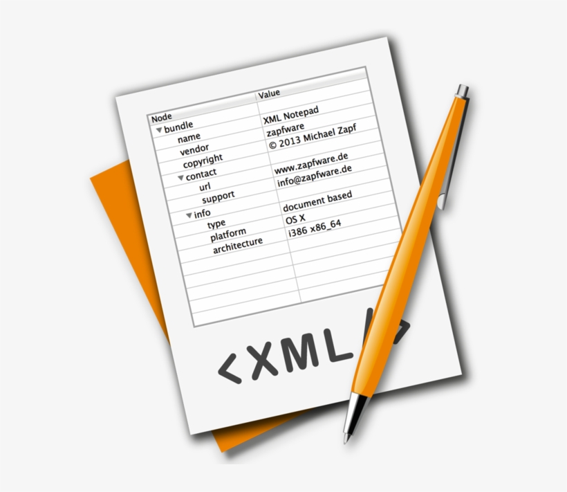 Xml Notepad On The Mac App Store - Xml - Free Transparent PNG Download ...