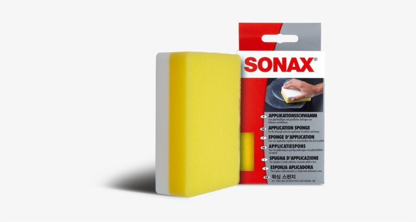 Sonax Esponja Aplicadora - Sonax (417300) Application Sponge - Free Transparent PNG Download ...