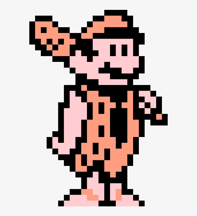 Flintstone Mario - 7 Grand Dad Sprite - Free Transparent PNG Download ...