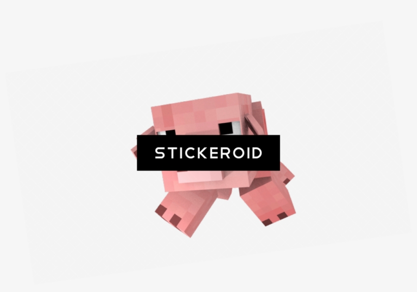 Minecraft Pig Front View - Graphic Design - Free Transparent PNG ...