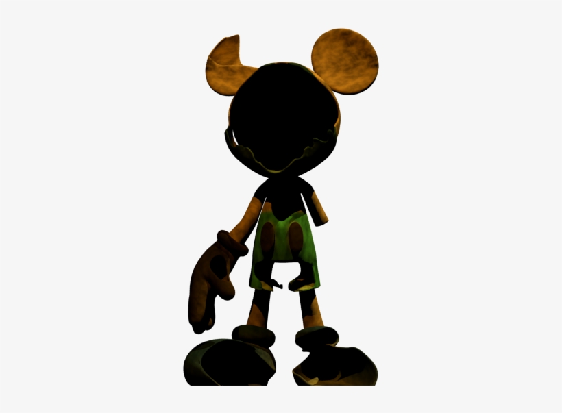 Withered Pn Mickey Full Body - Discovery Island - Free Transparent PNG ...