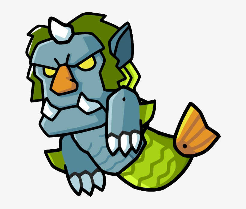 Sea Troll - Scribblenauts Troll - Free Transparent PNG Download - PNGkey