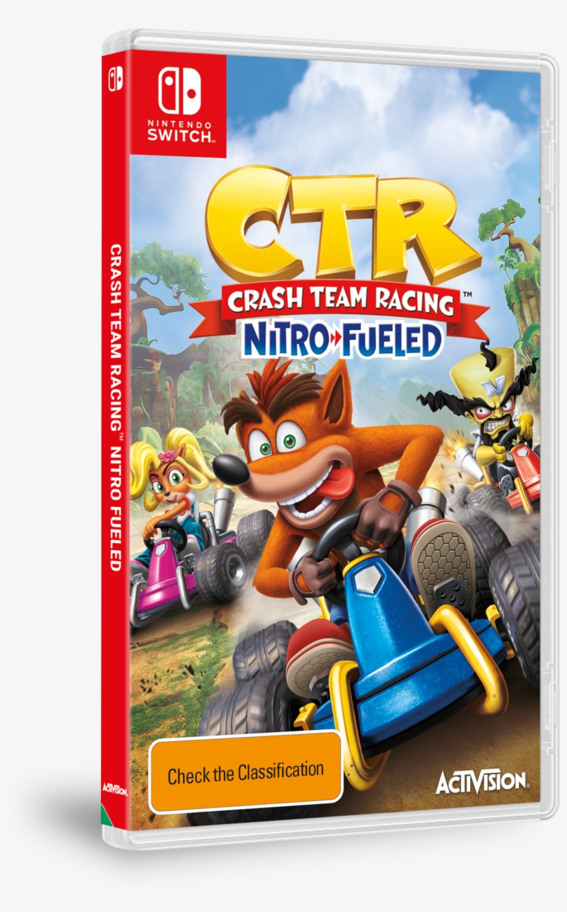 New Ctr Switch 3d Packshot Au - Crash Team Racing - Free Transparent ...