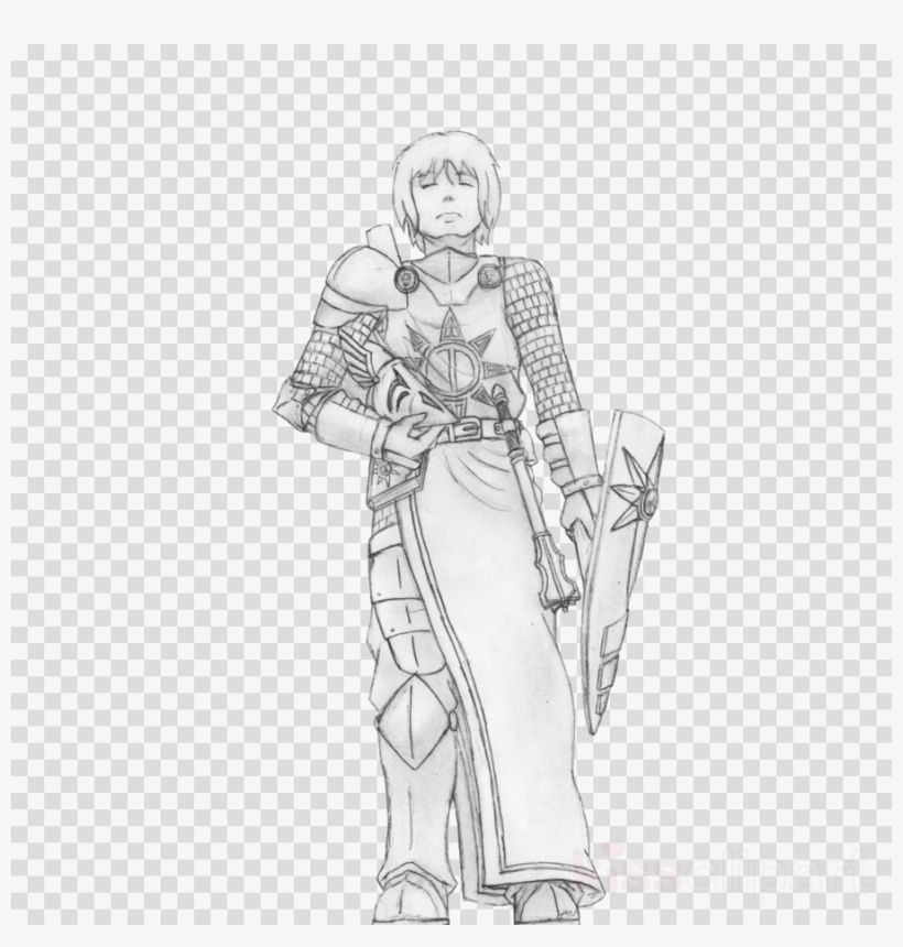 Drawing A Cleric Clipart Dungeons & Dragons Pathfinder - Portable ...
