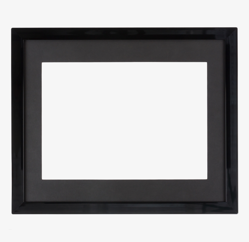 Double Spread In Black Frame & Black Mount - Free Transparent PNG ...