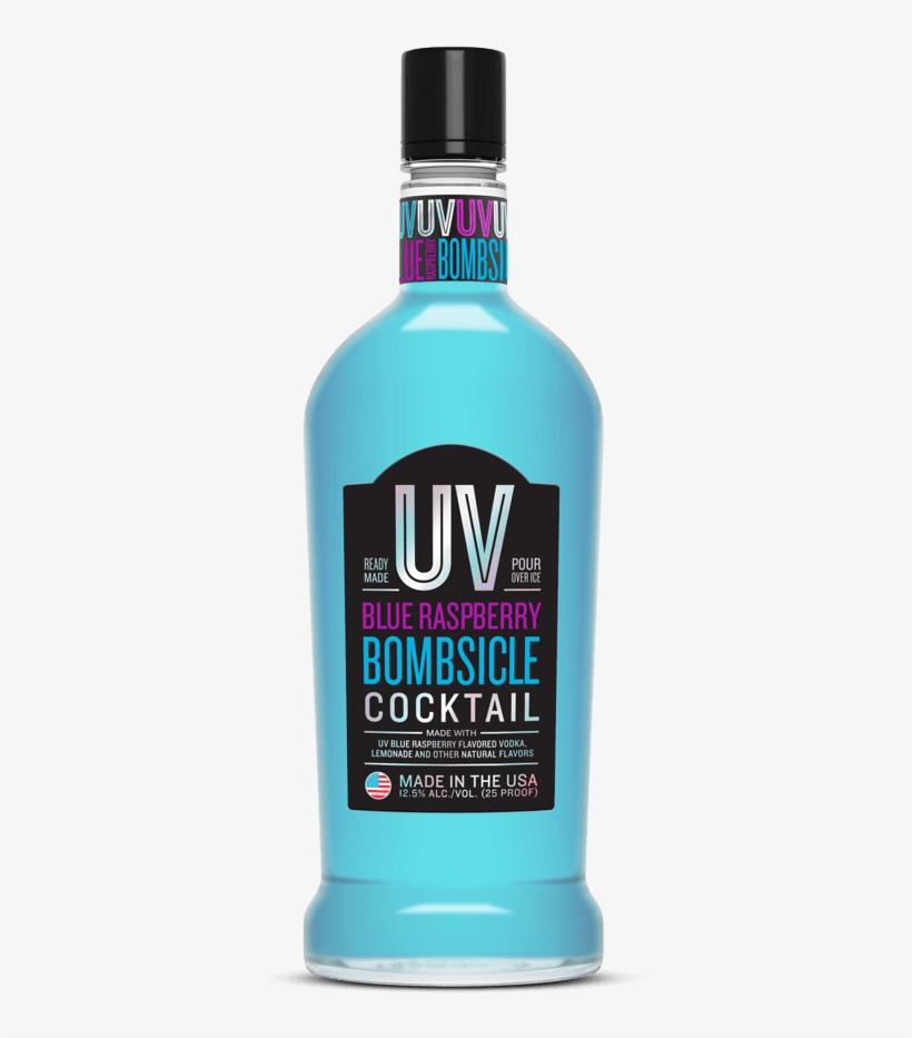 Blue Raspberry Bombsicle - Uv Blue Raspberry Vodka - Free Transparent ...