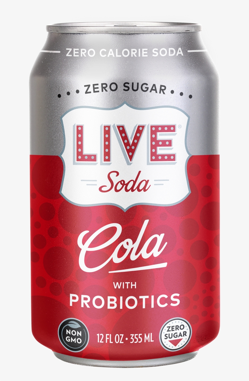 Live Ps Can Cola - Live Soda Cola With Probiotics - Free Transparent ...