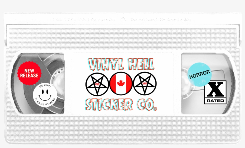 Horror Vhs Stickers By Vinyl Hell Sticker Co - Barney And The Backyard ...