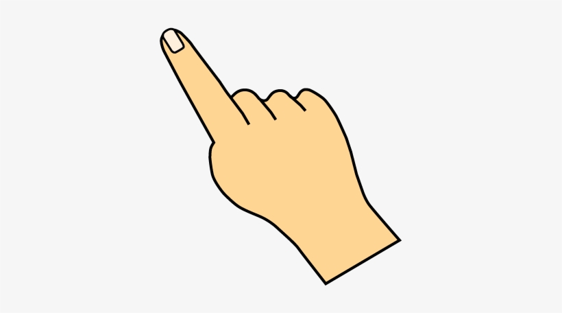 Finger Clipart Finger Click - Finger Clicking - Free Transparent PNG ...