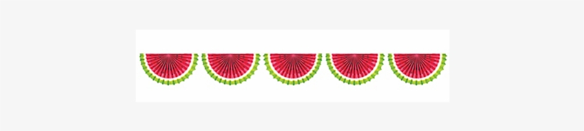 Watermelon Paper Bunting Garland - Free Transparent PNG Download - PNGkey