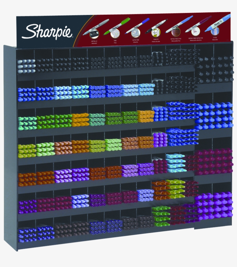 Sharpie - Sharpie Display - Free Transparent PNG Download - PNGkey