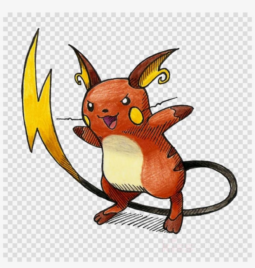 Raichu Clipart Raichu Mouse Pokémon - Cartoon - Free Transparent PNG ...