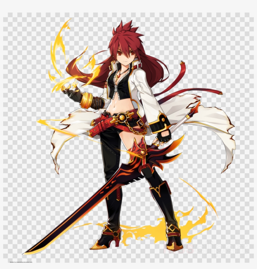 Download Elsword Elesis Blazing Heart Clipart Elsword - Elsword Elesis ...