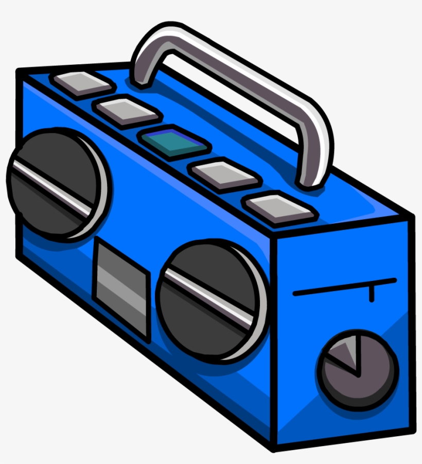 Blue Boom Box - Wiki - Free Transparent PNG Download - PNGkey