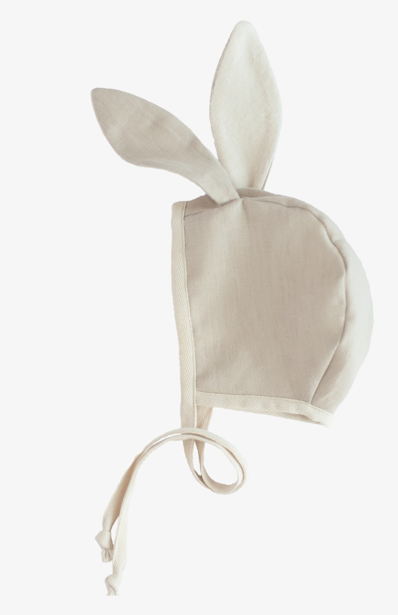 Tortoise & The Hare Taupe Linen Rabbit Cap - 0-3m - Free Transparent ...