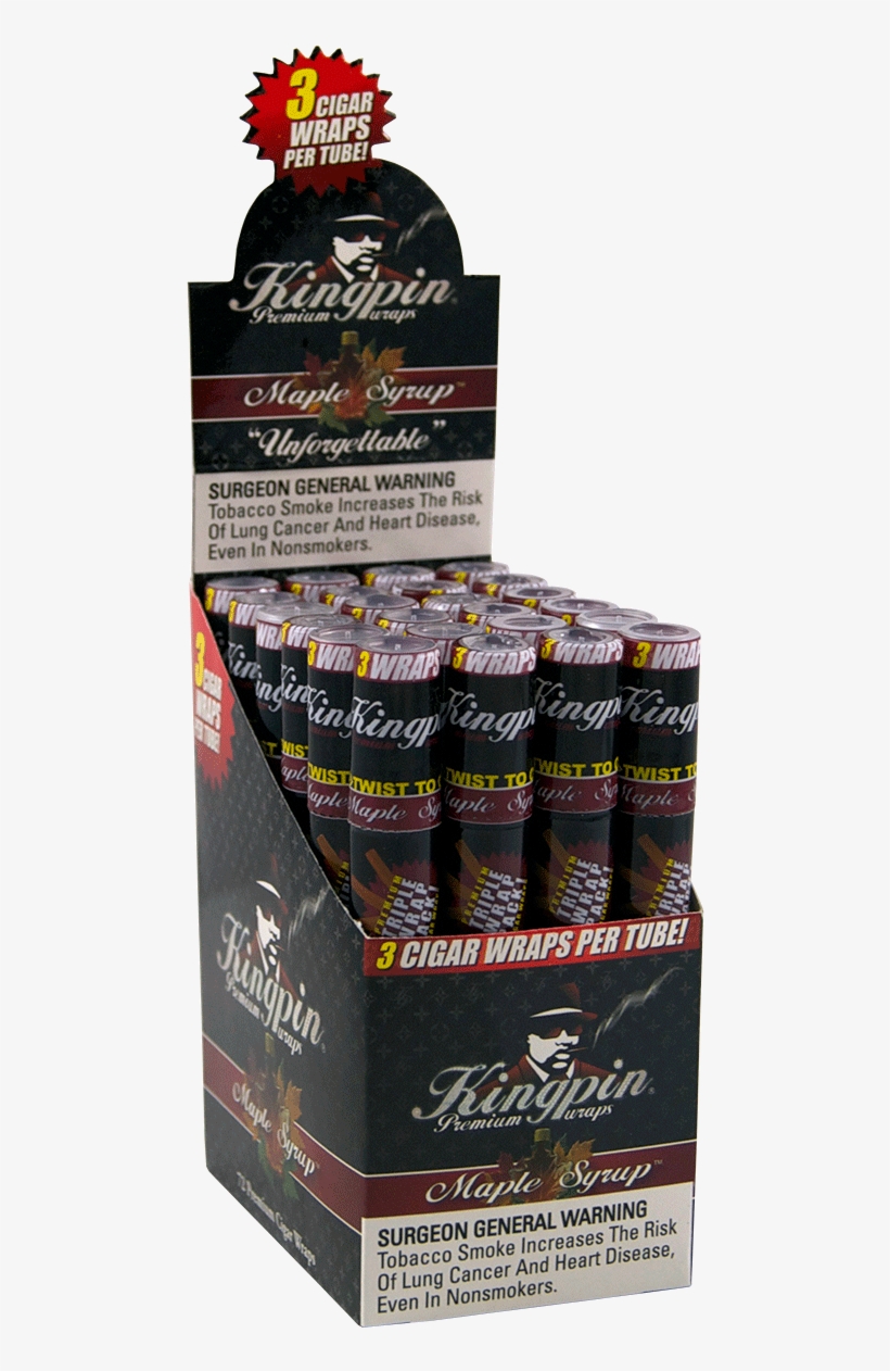 Kp-maple Box - Kingpin Blunt Wraps - Free Transparent PNG Download - PNGkey