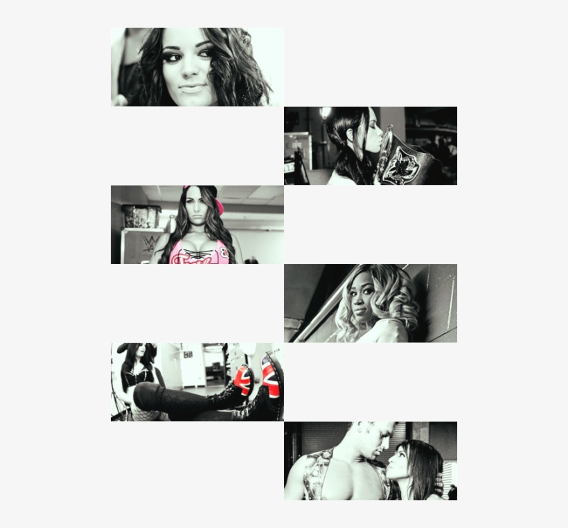 Best Backstage Peeks Of Wwe Divas - Collage - Free Transparent PNG ...