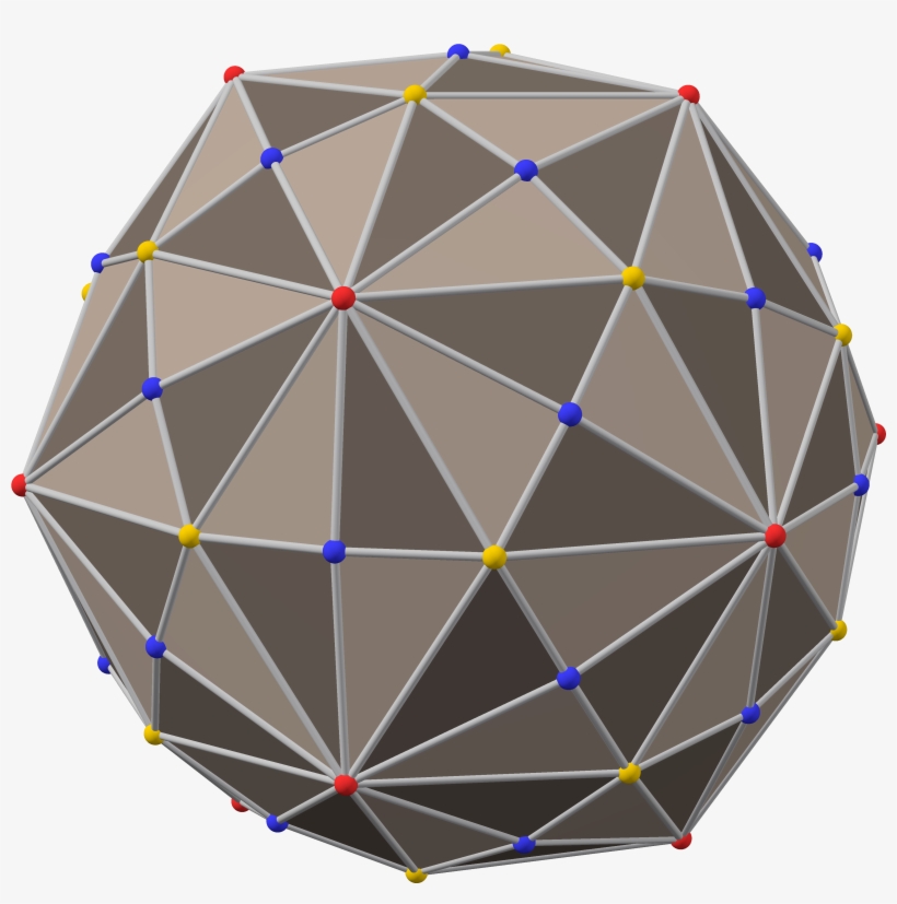 Polyhedron Great Rhombi 12-20 Dual Max - Wikimedia Commons - Free Transparent PNG Download - PNGkey
