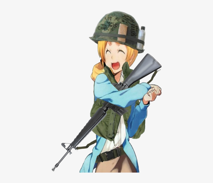 Cute Vietnam Gis Doing Cute Things - Sniper - Free Transparent PNG ...