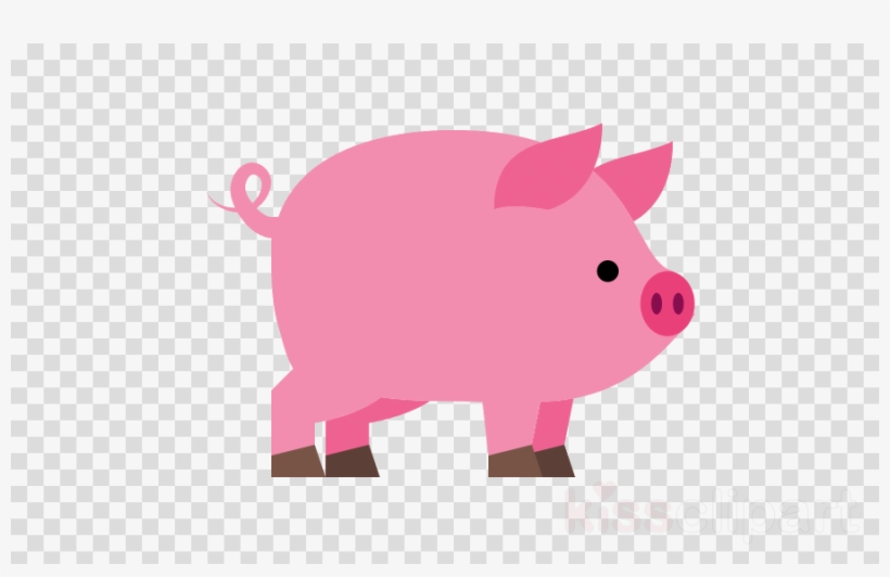 Pink Pig Icon Clipart Domestic Pig Computer Icons - Nube De Mensaje ...