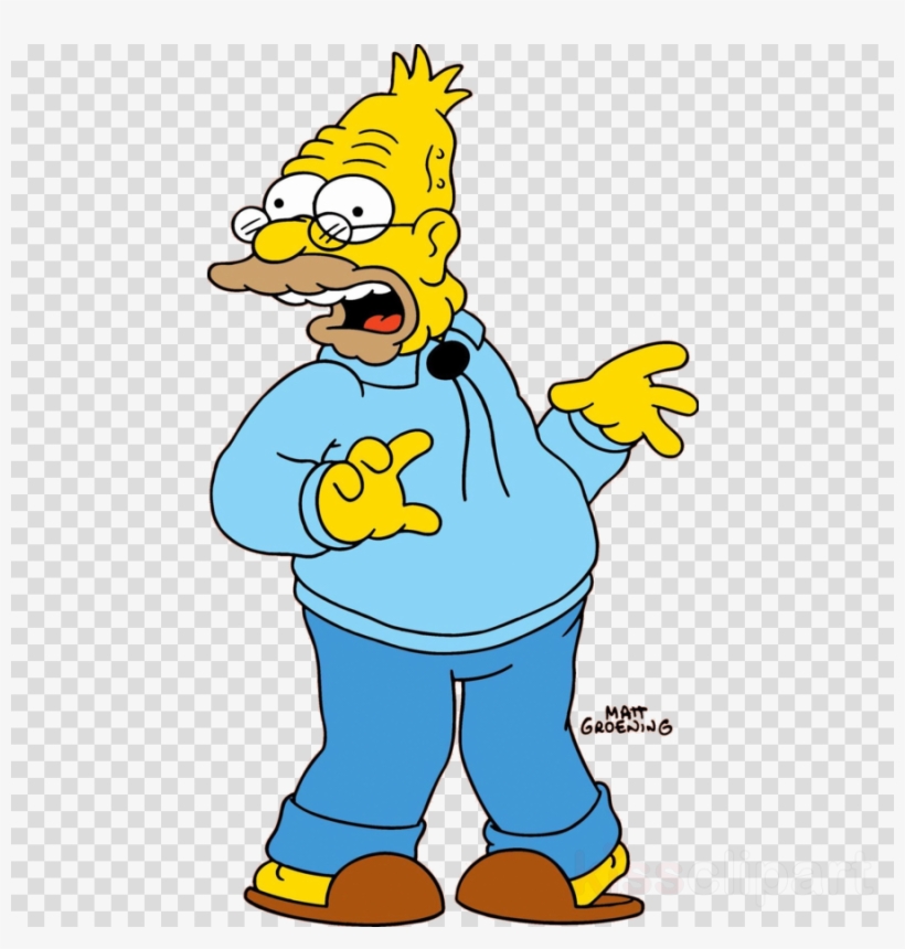 Abraham Simpson Clipart Grampa Simpson Homer Simpson - Abe Simpson Jpg ...