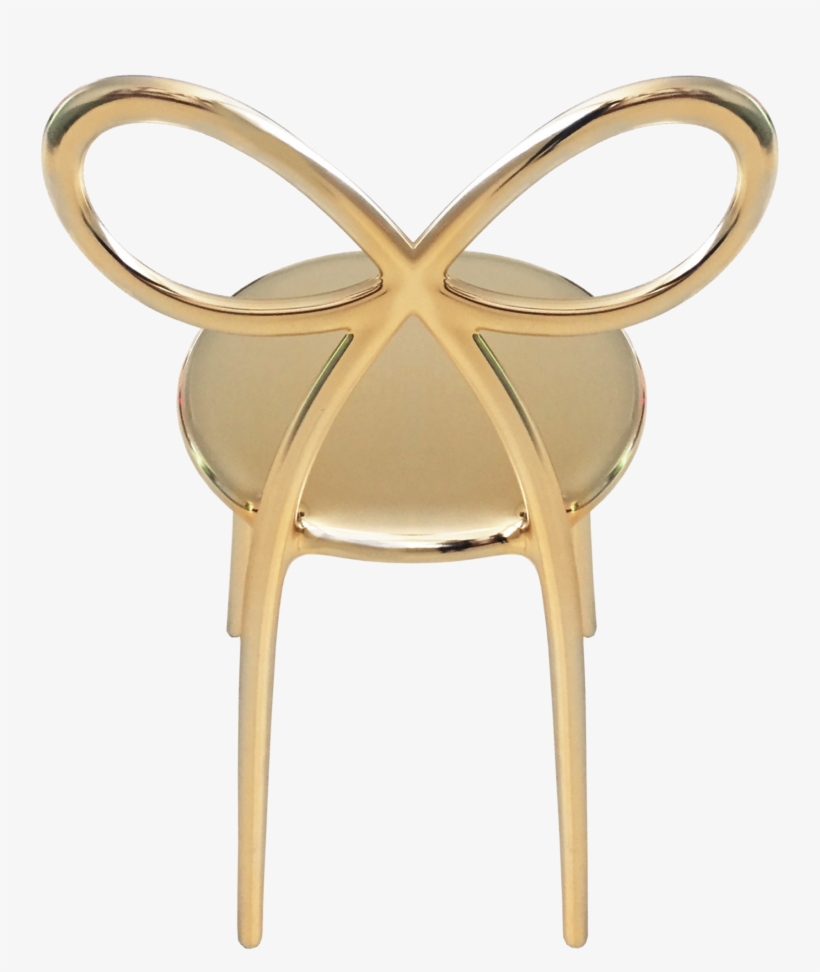 Gold Chair Elegant Ribbon Chair Metal Finish Set Qeeboo - Qeeboo Gold ...