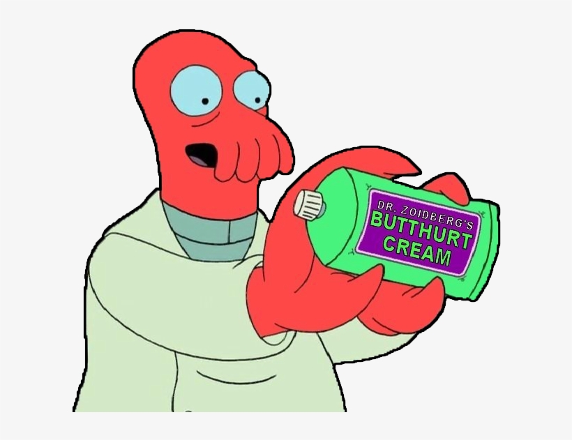Go Away - - Zoidberg Butthurt Cream - Free Transparent PNG Download ...