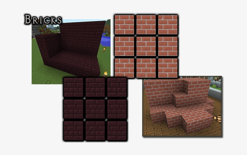 Bricks - Minecraft - Free Transparent PNG Download - PNGkey
