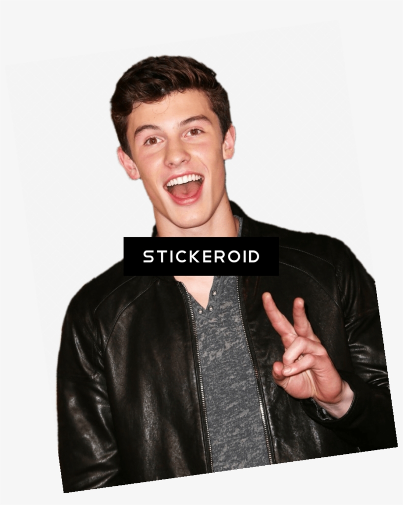 Allpng File Load Mend Png Shawn Mendes Peace Sign Emoji - Leather ...