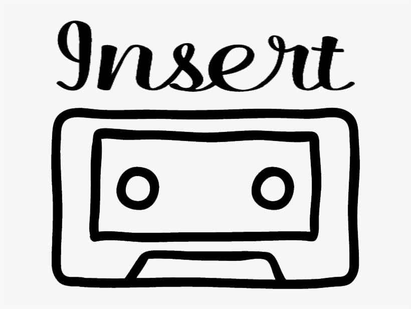 Insert Tapes - Line Art - Free Transparent PNG Download - PNGkey