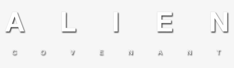 Alien Covenant Logo Png - Monochrome - Free Transparent PNG Download ...