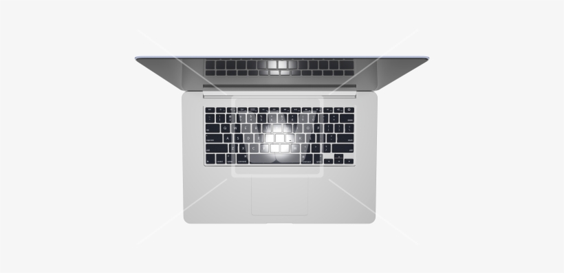 Laptop Top View - Macbook Pro - Free Transparent PNG Download - PNGkey
