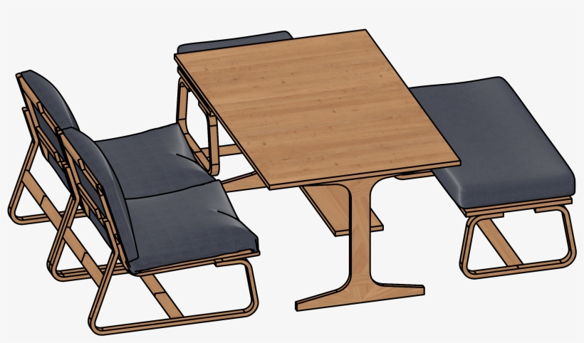 Dining Table Perspective View Png Clipart - Dining Table Animated ...