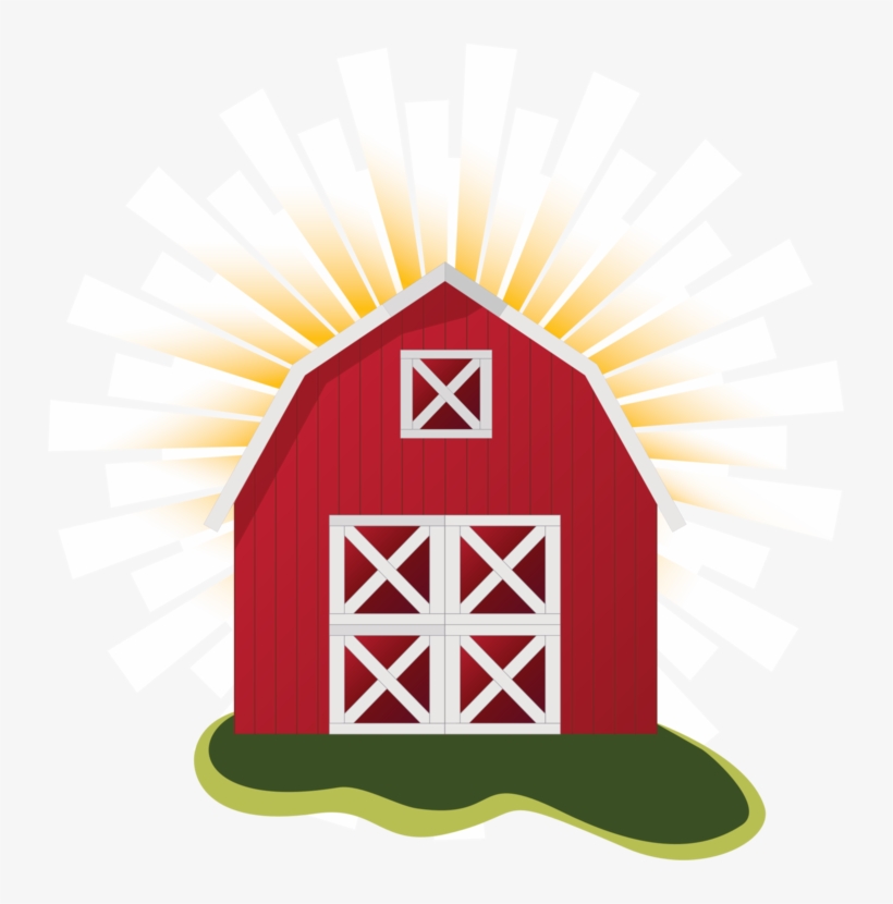 Barn Cattle Farm Computer Icons Hay - Farmhouse Clipart - Free ...