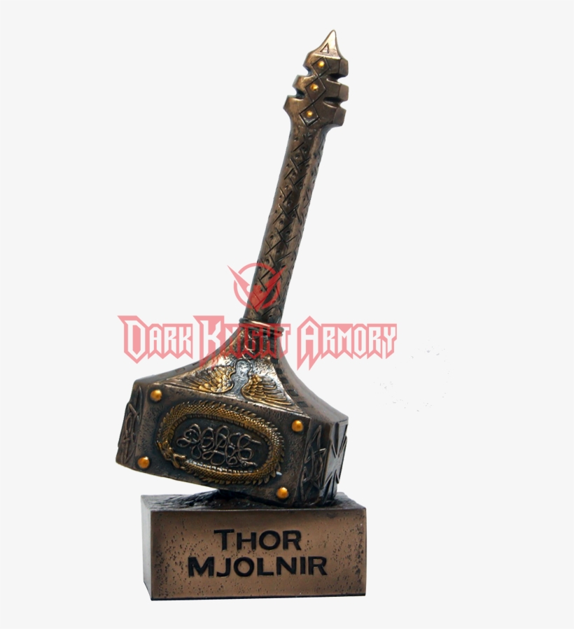 Thor's Mjolnir Hammer Statue - 10.25 Inch Thor Mjolnir Norse Mythology Resin Statue - Free ...