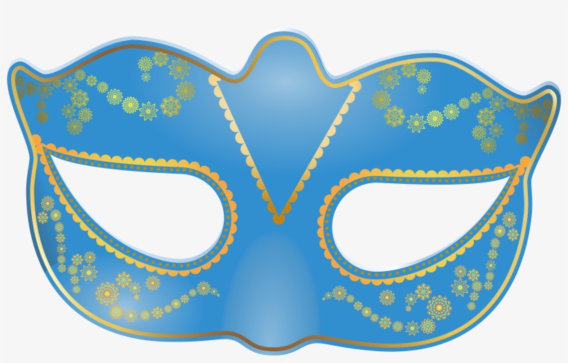 Blue Mask Png Transparent Clip Art Image - Free Transparent PNG ...