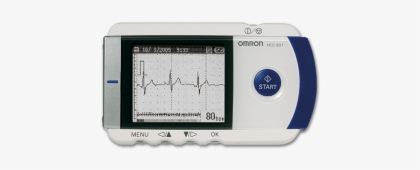 Heartscan Ecg - Omron Hcg 801 Heartscan Ecg Monitor - Free Transparent PNG Download - PNGkey