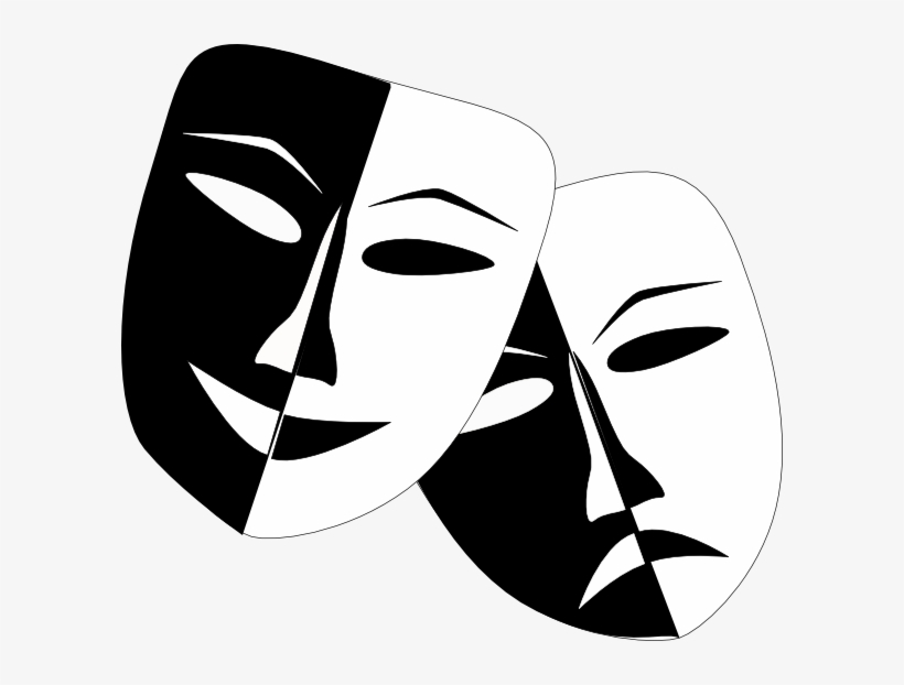 Masquerade Mask Clipart - Symbol Of Theater - Free Transparent PNG ...