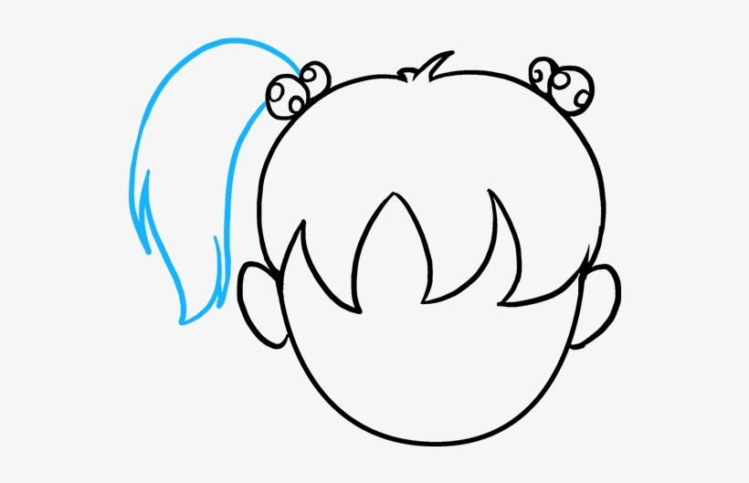 How To Draw Cartoon Hair - Drawing - Free Transparent PNG Download - PNGkey