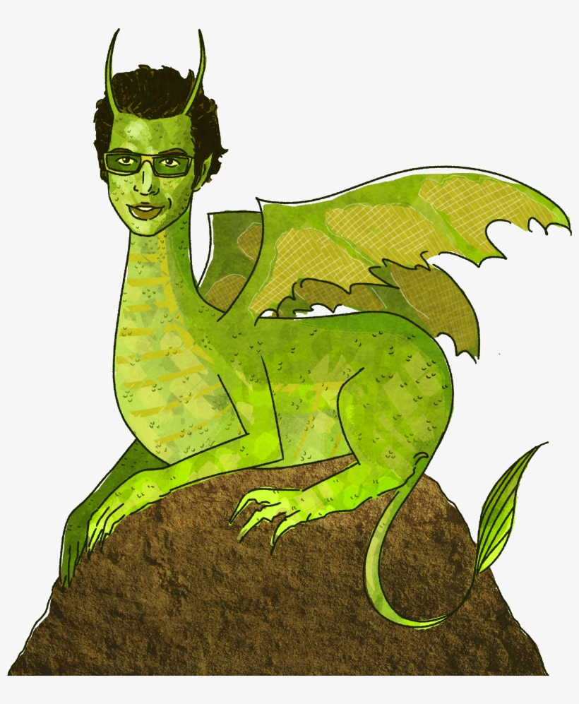 Chef Goldblum Jeff Goldblum Dragon My Art Meme - Illustration - Free ...