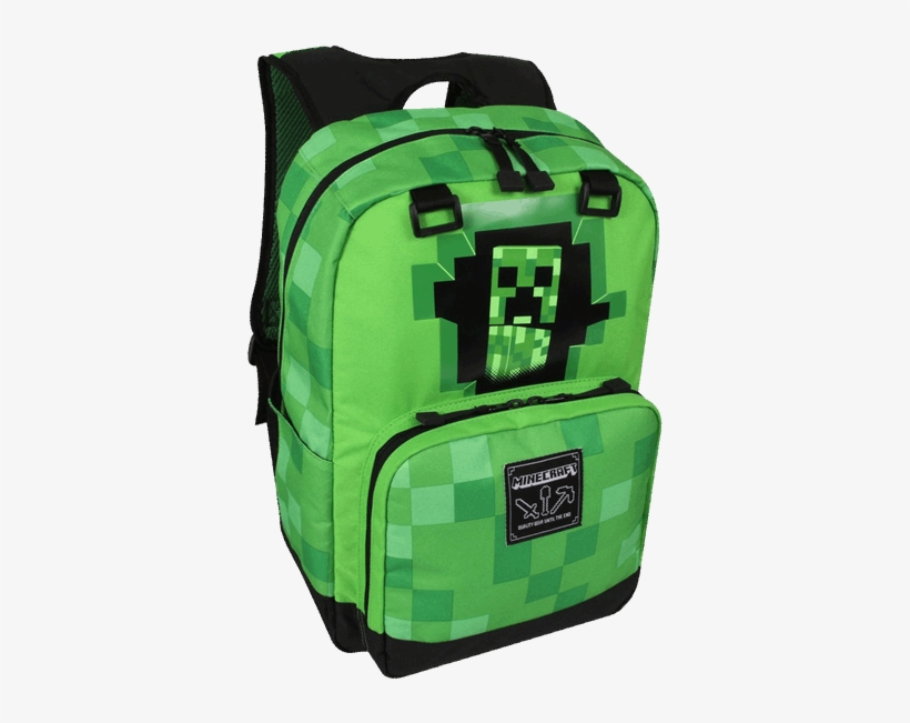 Minecraft Creepy Creeper Backpack - Free Transparent PNG Download - PNGkey
