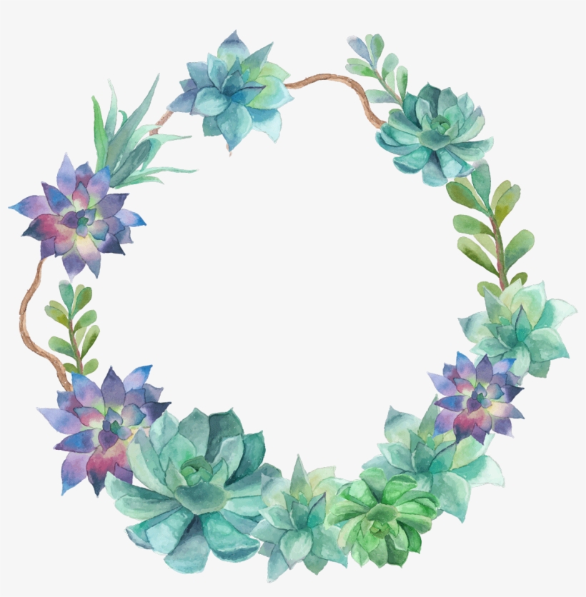 Watercolor Wreath - Free Transparent PNG Download - PNGkey