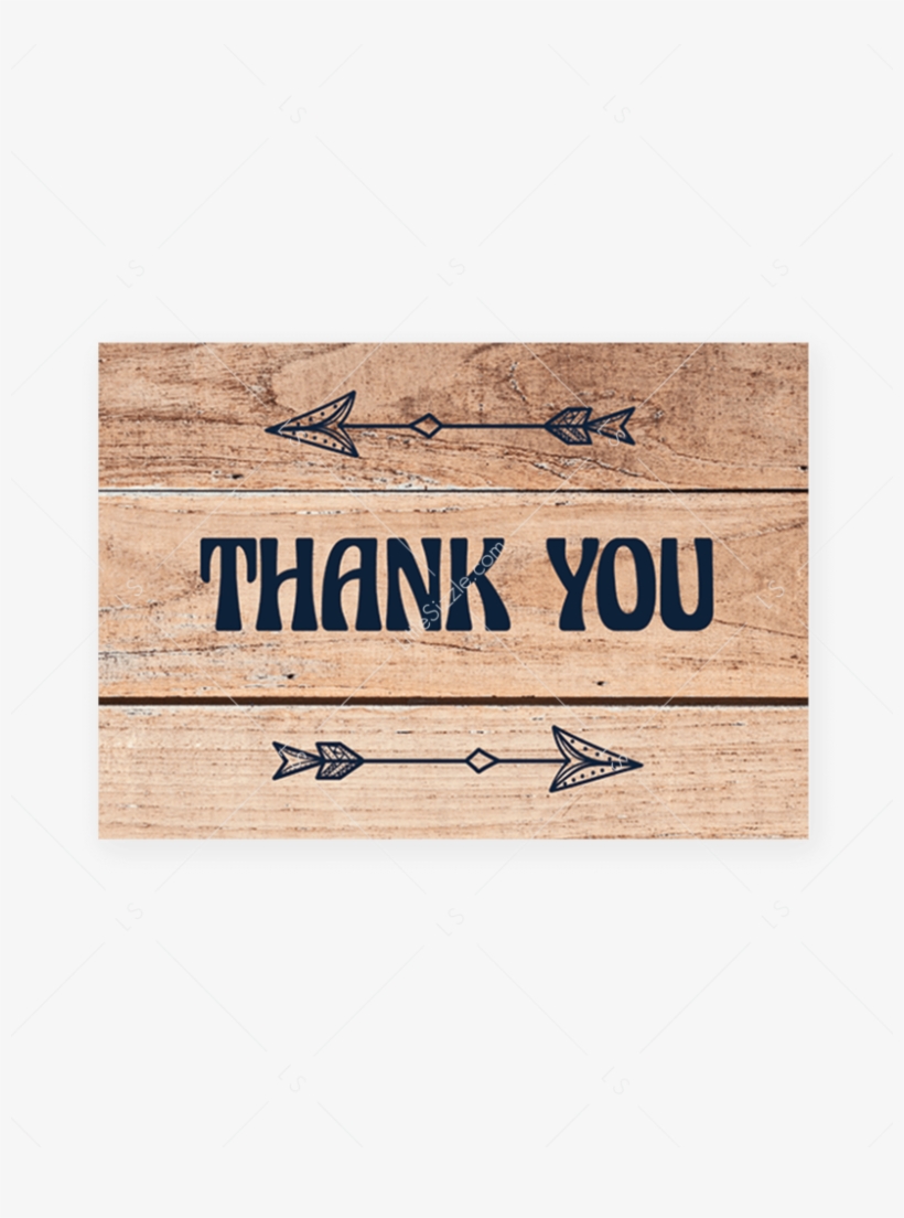 Rustic Woods Thank You Card Printable By Littlesizzle - Portable ...