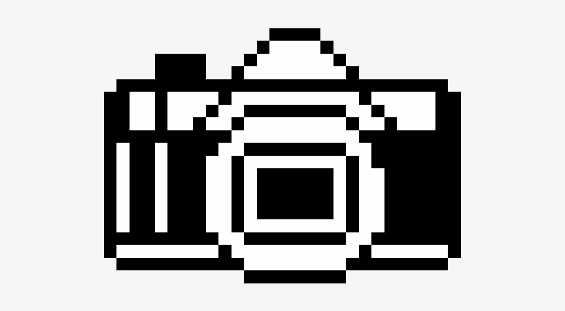 Black And White Camera - Pixel Art Camera - Free Transparent PNG ...