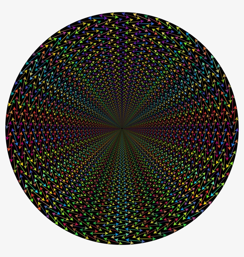 Double Arrow Vortex Variation 2 Polyprismatic - Placemat - Free ...