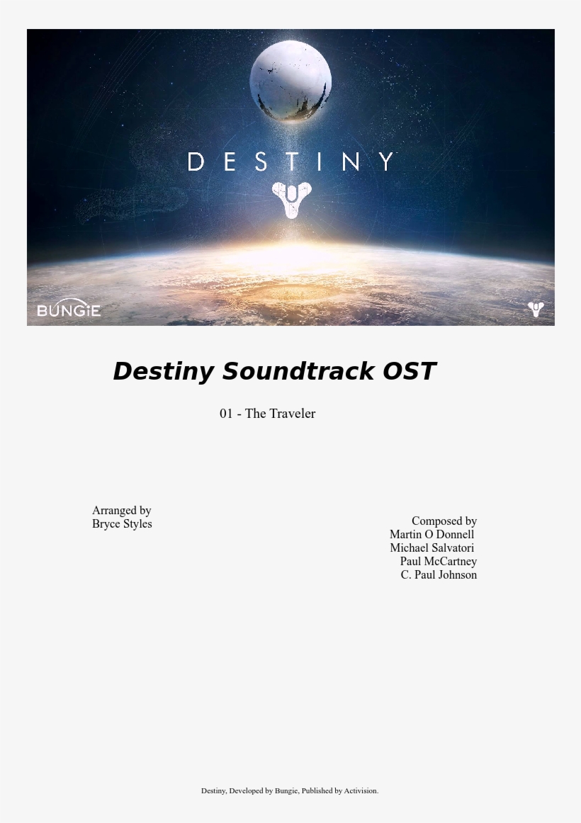 Traveler Destiny Png Vector Download - Activision Destiny Game Ps4 ...