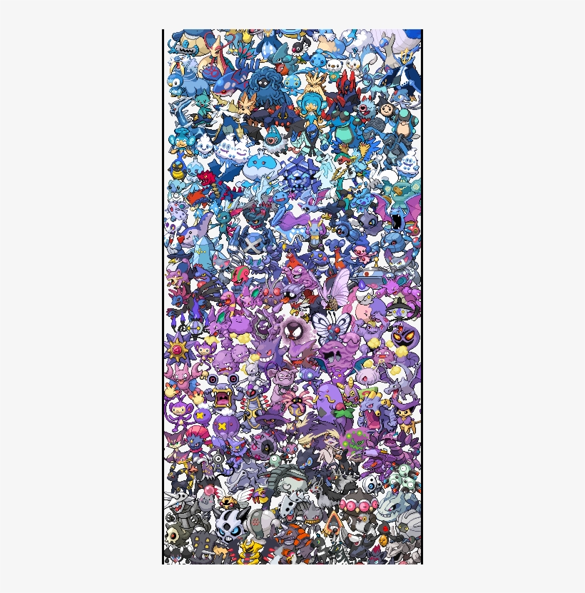 Pokémon Sprite Spectrum - Pokemon Color Spectrum - Free Transparent PNG ...