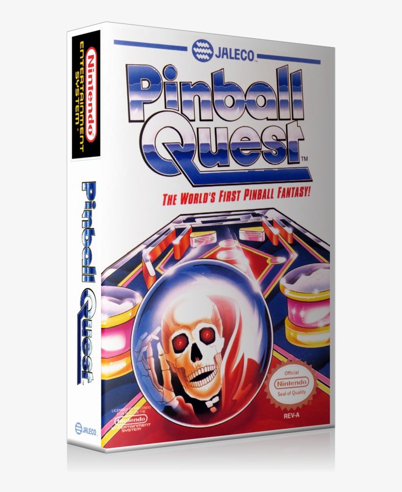 Nes Pinball Quest Retail Game Cover To Fit A Ugc Style - Pinball Quest ...